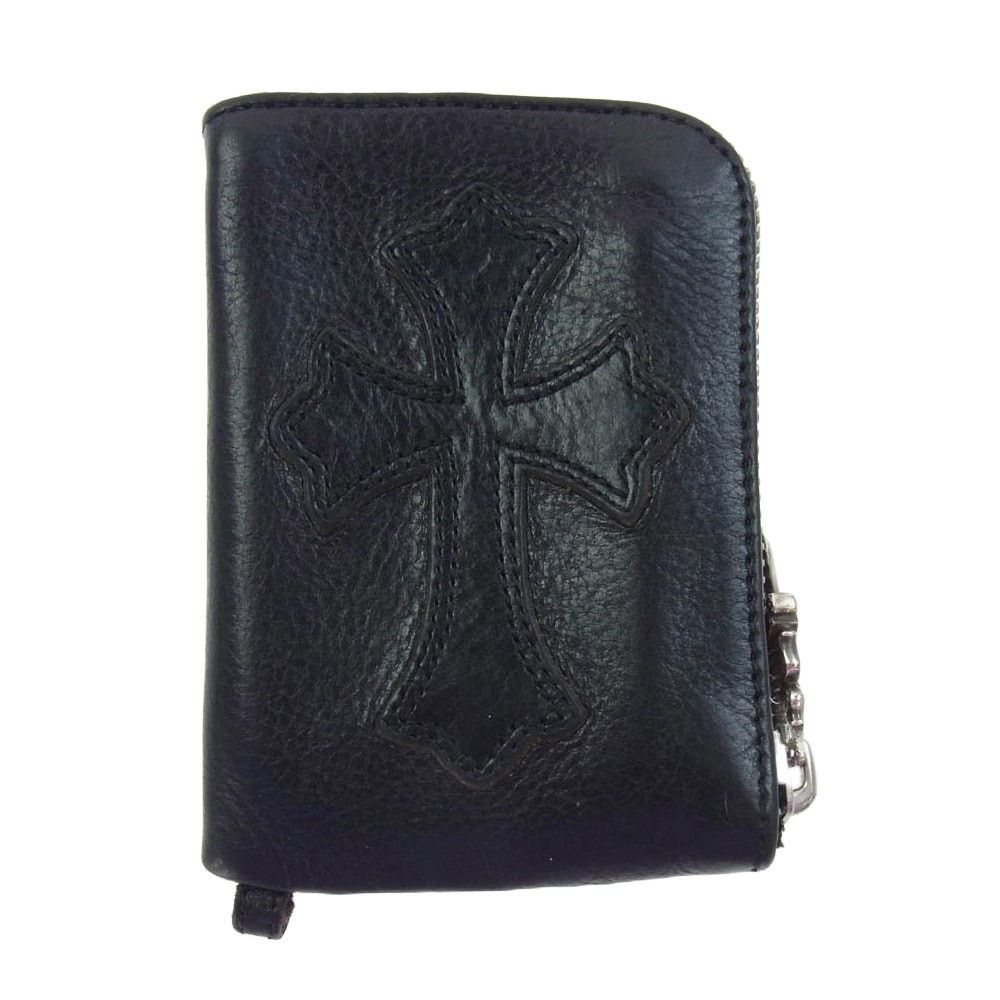 Chrome Hearts Chrome Hearts Cemetery Cross Leather Wallet | Grailed