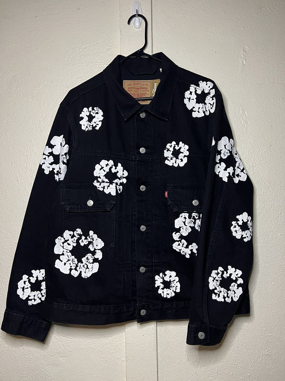 DENIM TEARS × Levi's Denim Tears Black Jean Jacket | Grailed