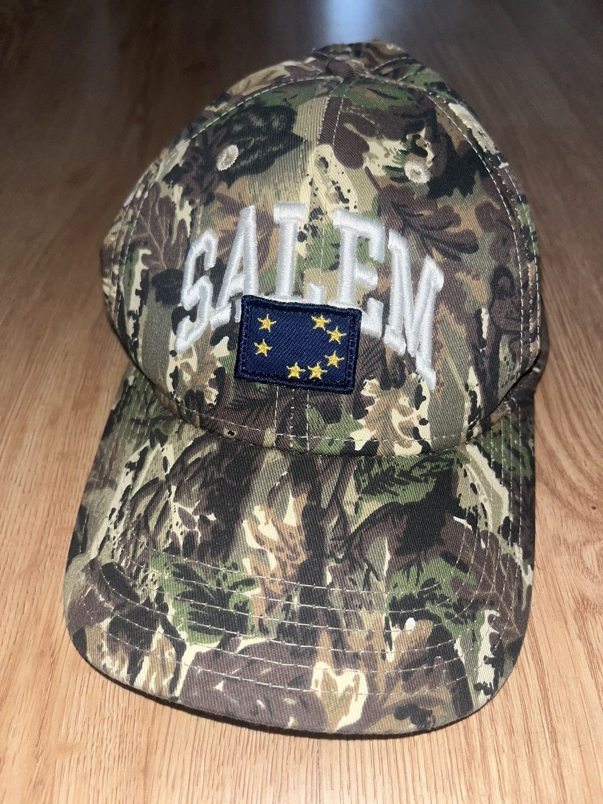 Drain Gang × Praying × S4LEM salem eu camo hat | Grailed