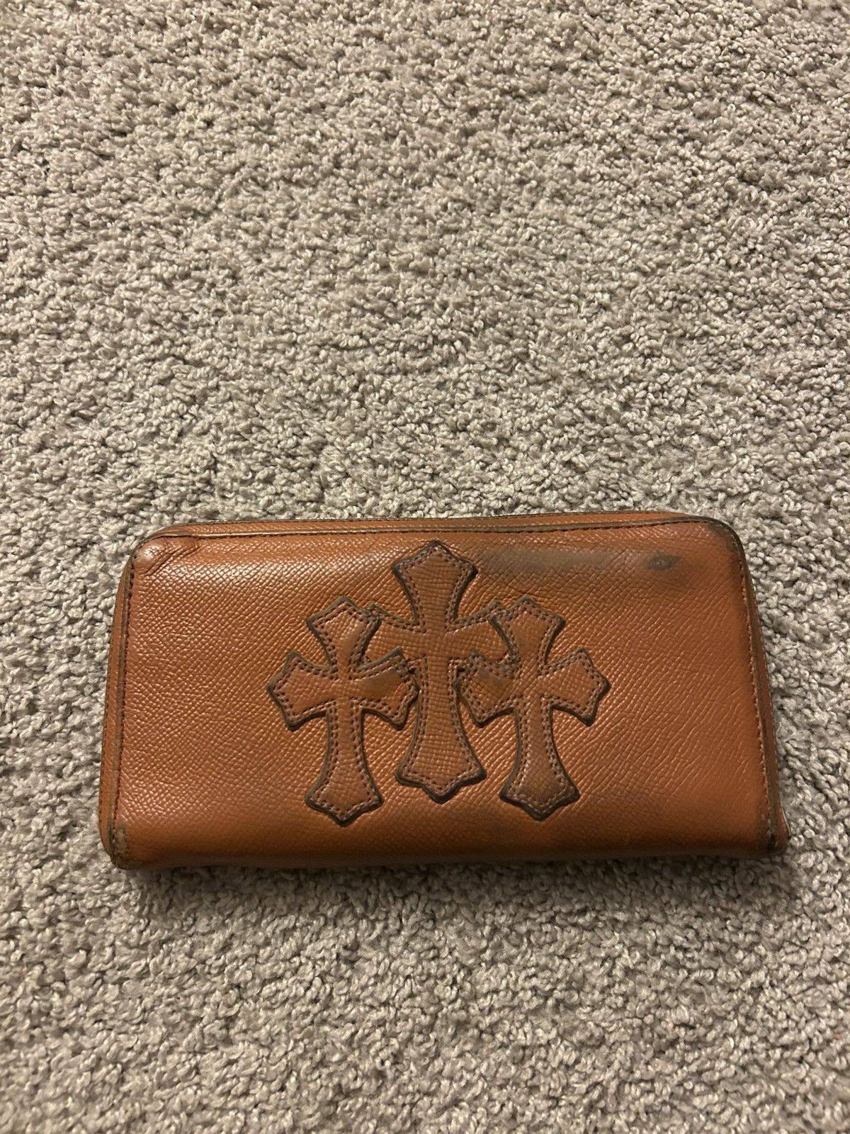 Chrome Hearts Chrome Hearts Triple Cross Stitched Wallet | Grailed