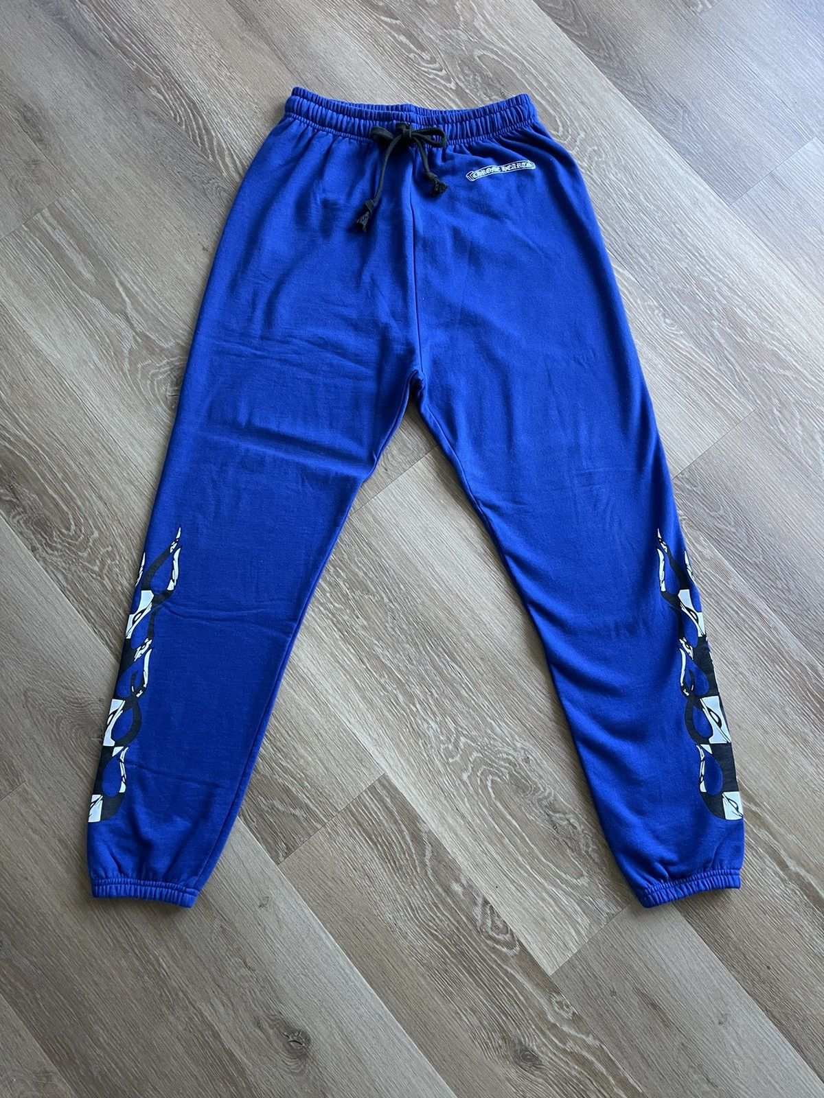 Chrome Hearts Chrome Hearts x Matty Boy 99 Eyes Flames Sweatpants | Grailed