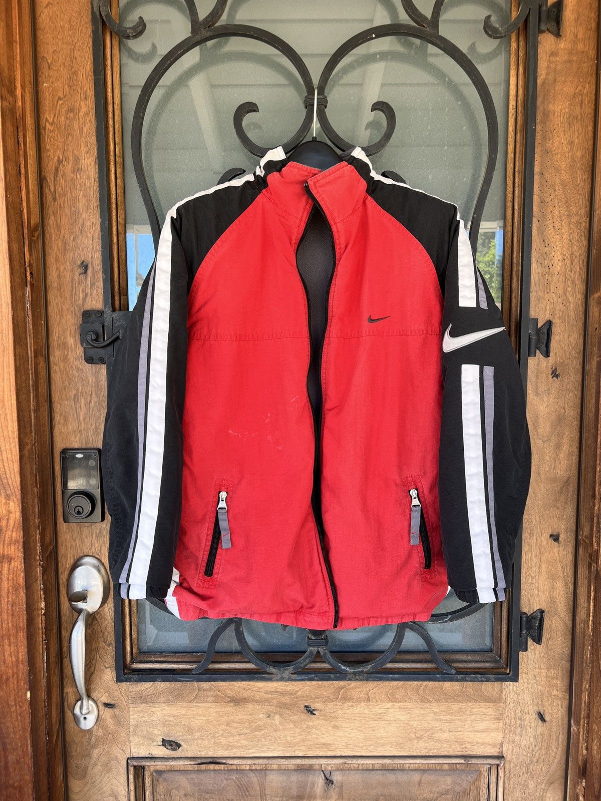Nike Vintage Y2k Nike Reversible Swoosh Logo Jacket | Grailed