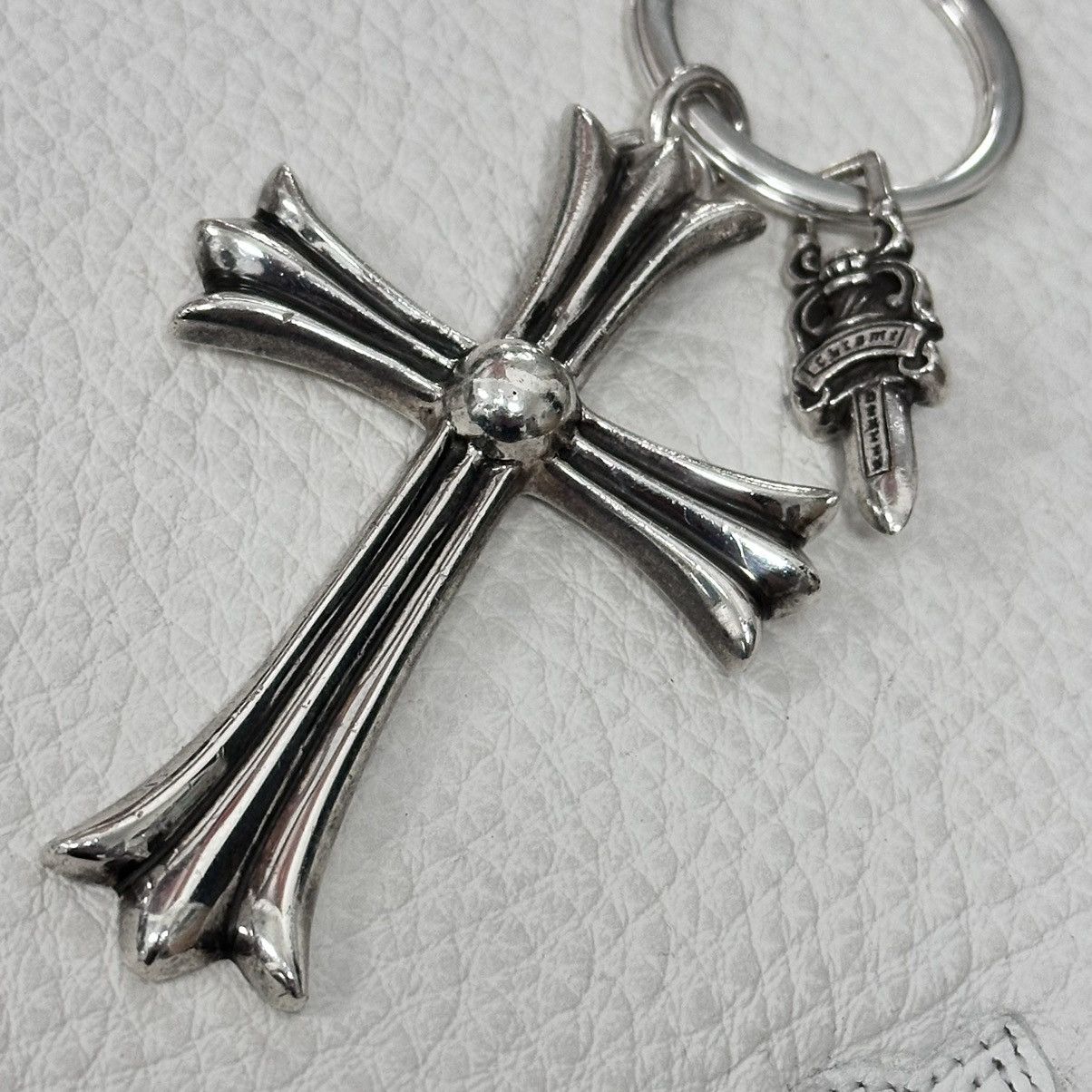 Chrome Hearts Chrome Hearts Cross & Dagger Keychain | Grailed