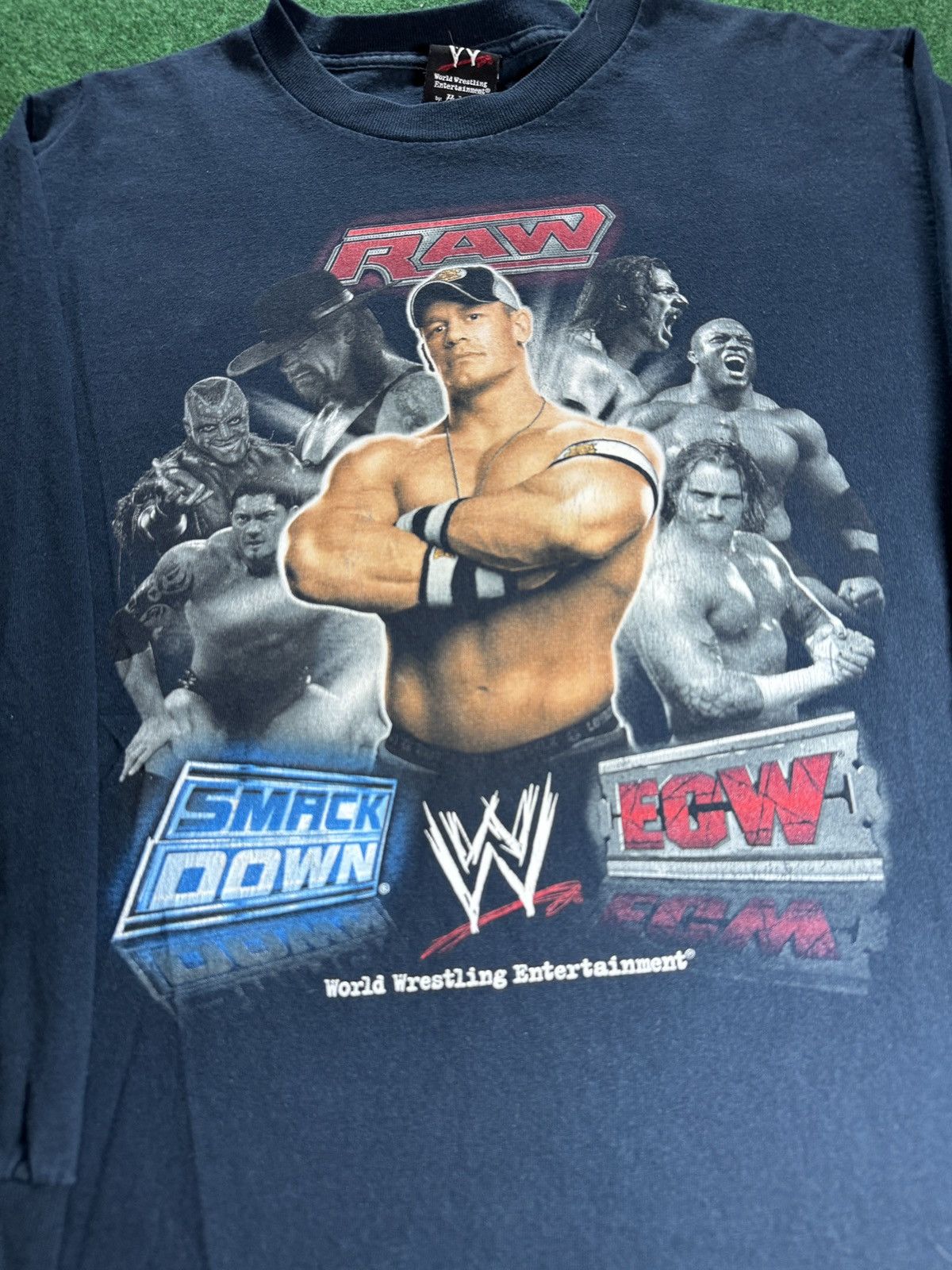 Wwe Y2K Smackdown WWE John Cena ECW Wrestling T Shirt | Grailed