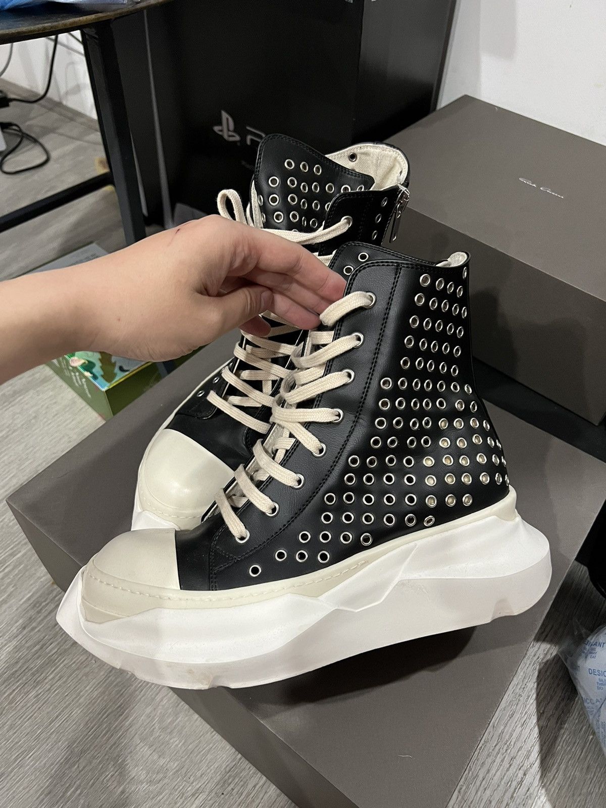 Rick Owens × Rick Owens Drkshdw Rick Owens abstract Ramones | Grailed