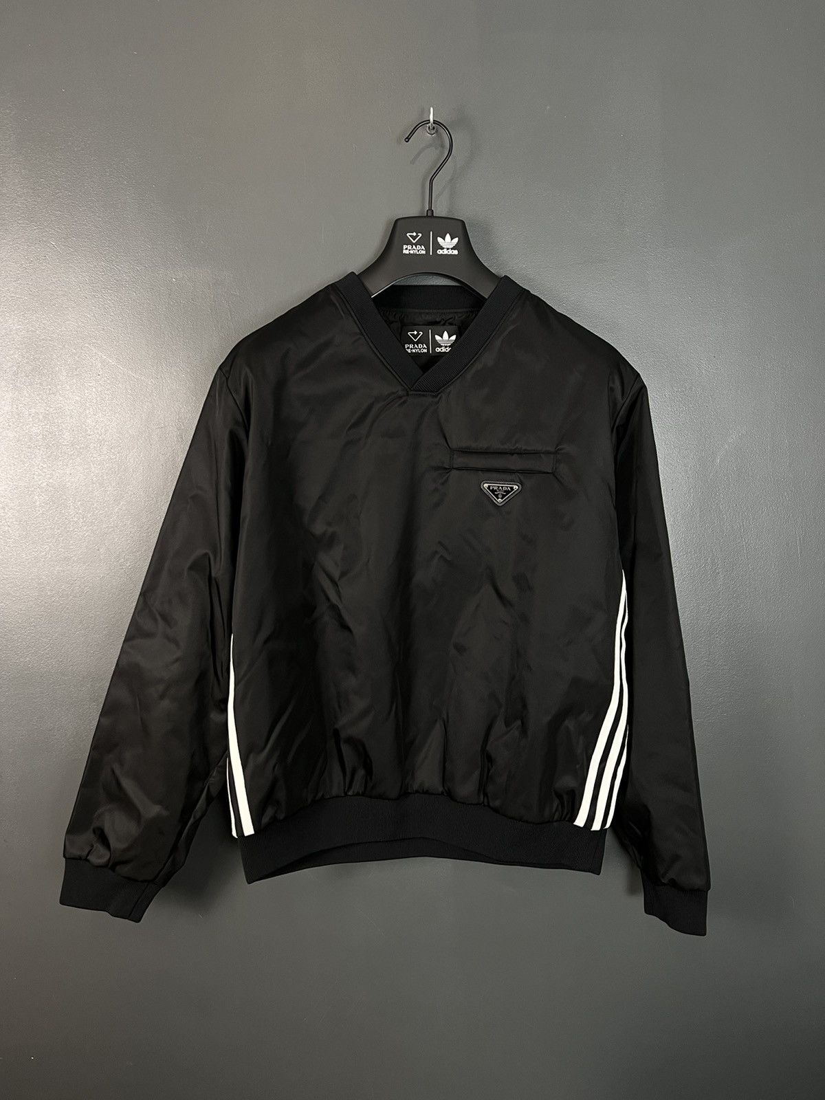 Adidas × Prada Adidas x Prada Re-Nylon Track Sweatshirt Jacket | Grailed