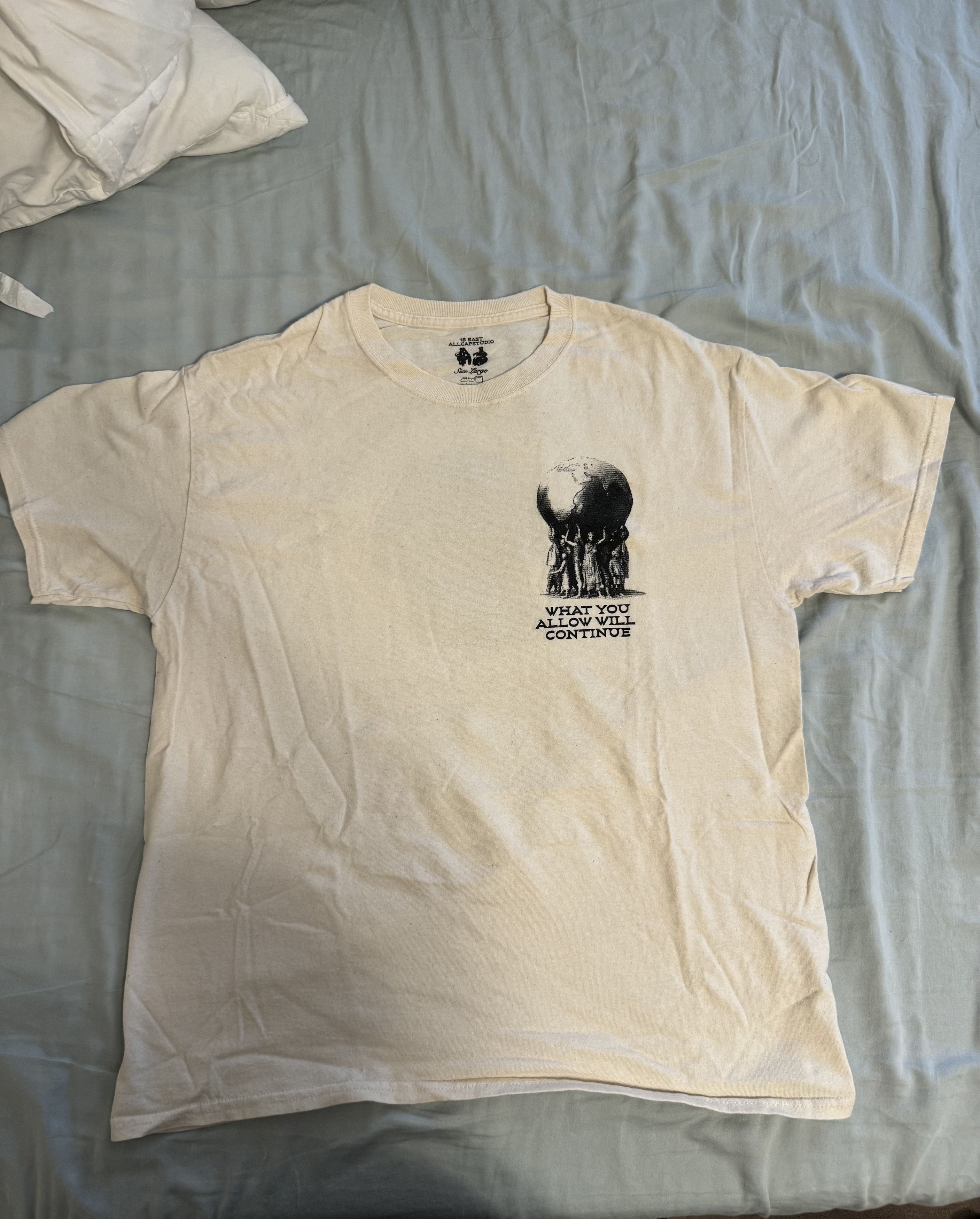 18 East × ALL CAPS STUDIO ALL CAPS STUDIO x 18 East "Silence Is Violence" | Grailed