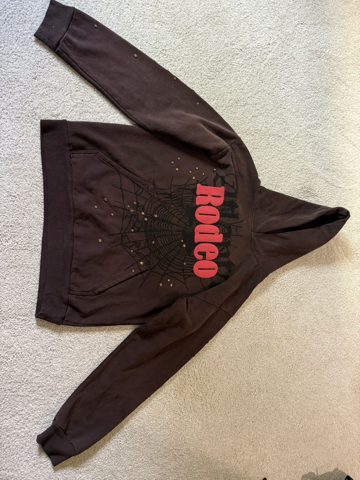 Sp5der × Travis Scott Sp5der x Days before rodeo hoodie | Grailed