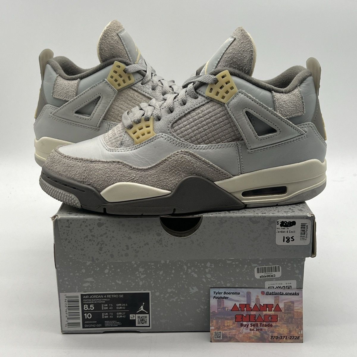 Jordan Brand Air Jordan 4 craft | Grailed