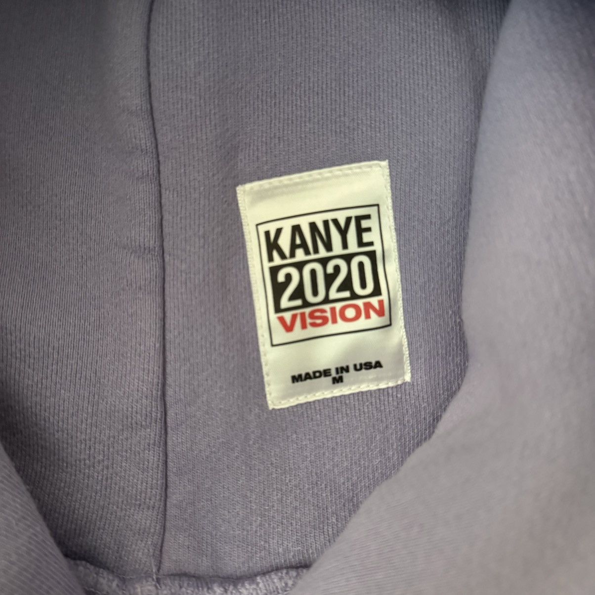 Kanye West Kanye West 2020 Vision Double Layered Hoodie Purple | Grailed