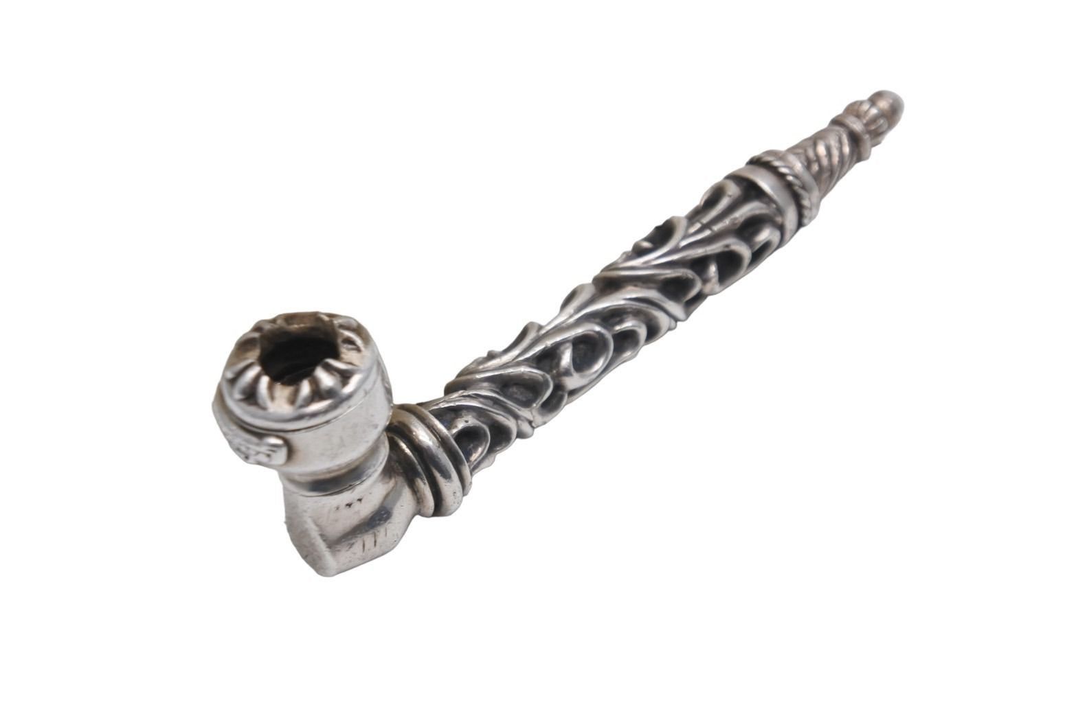 Chrome Hearts Chrome Hearts Vintage Silver Filigree Smoking Pipe | Grailed