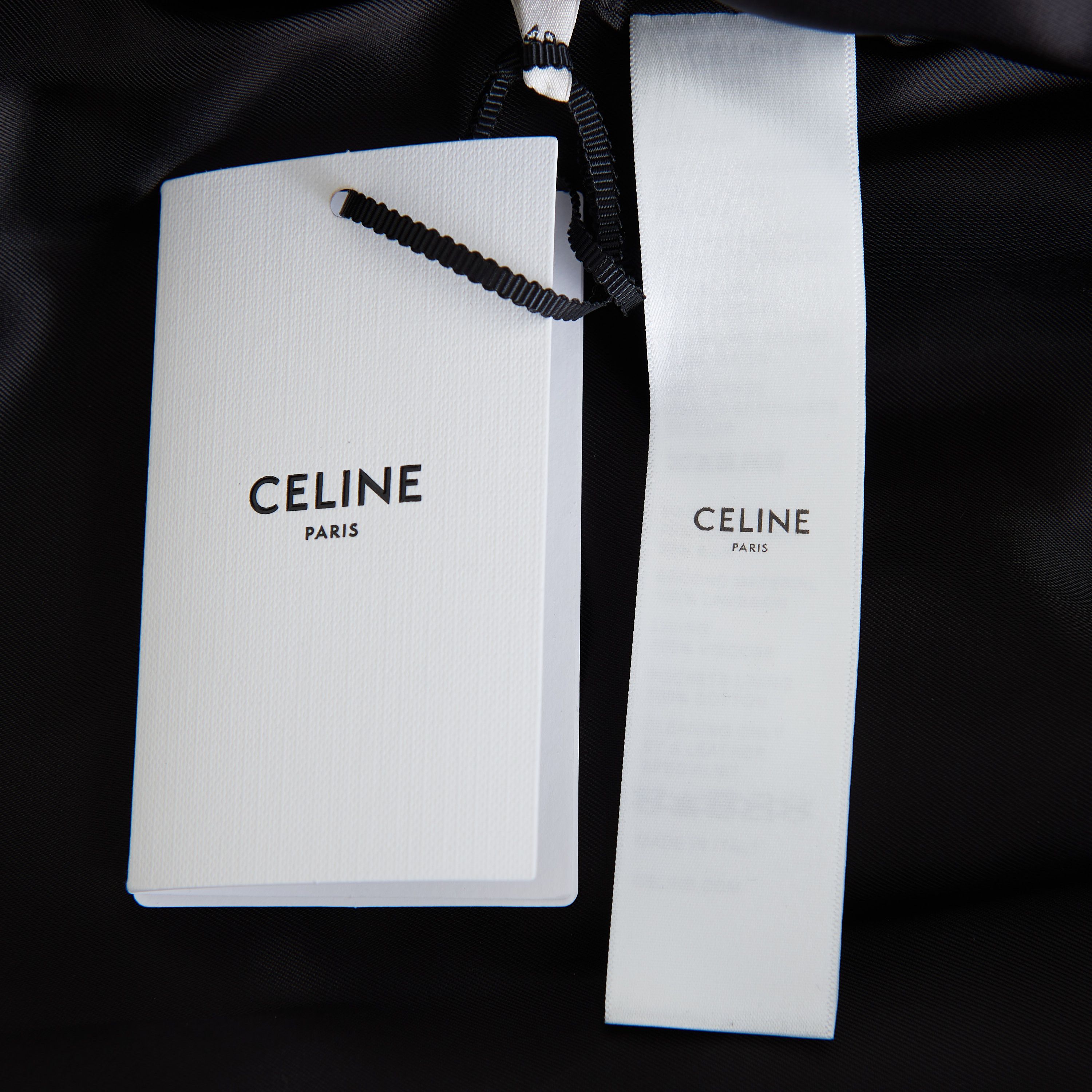 Celine Teddy Jacket In Leopard-print Fleece With Embroidered Patch ...