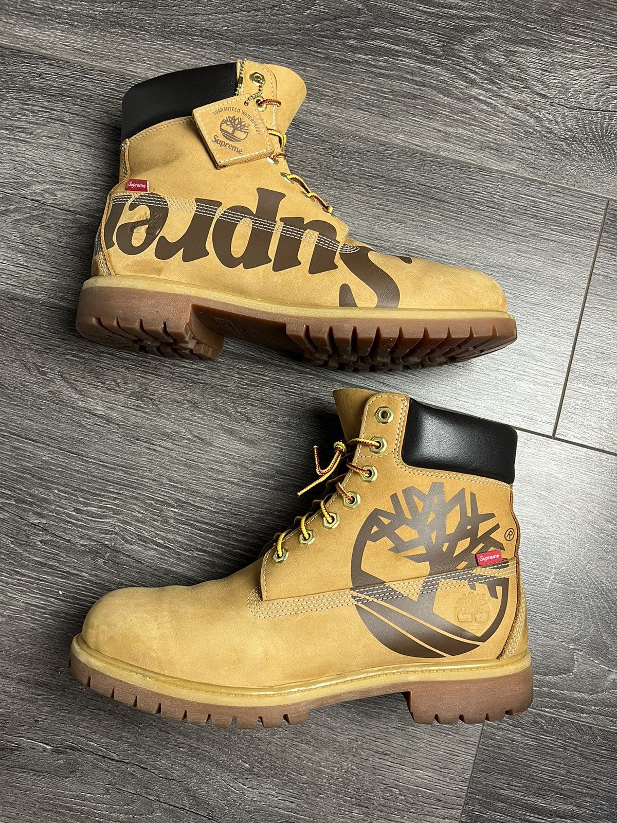 Supreme Supreme Timberland Wheat 6 inch - size 10.5 | Grailed