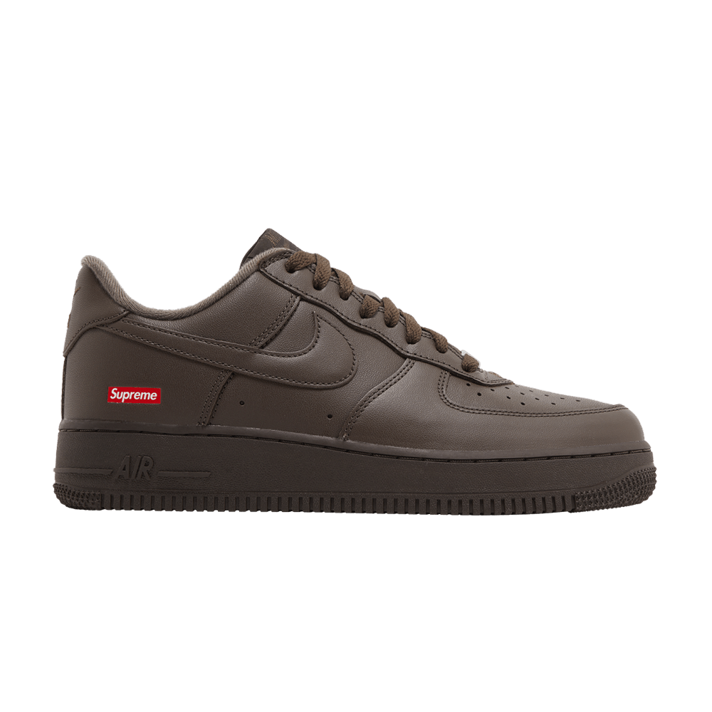 Nike Supreme x Air Force 1 Low Box Logo - Baroque Brown | Grailed
