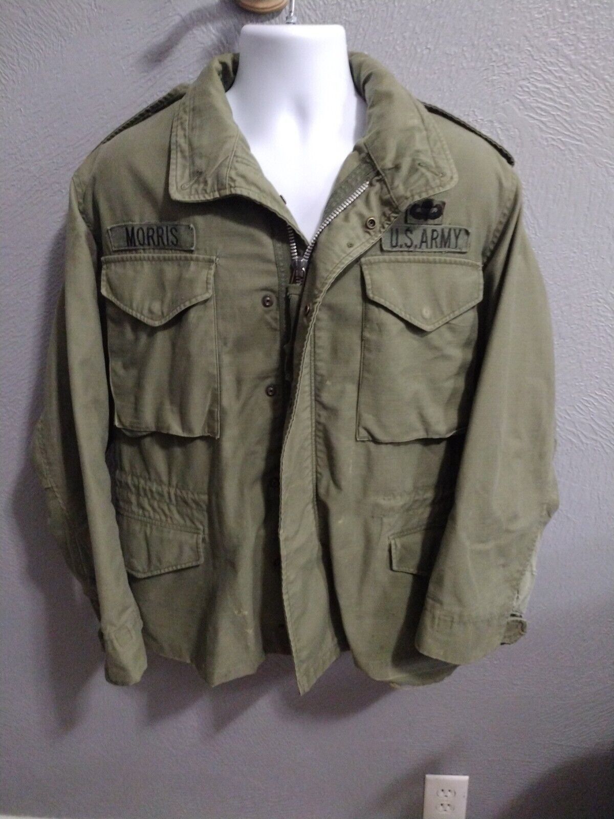Made In Usa U.S. Army Field Jacket 82nd Airborne Men's Vintage M-65 ...