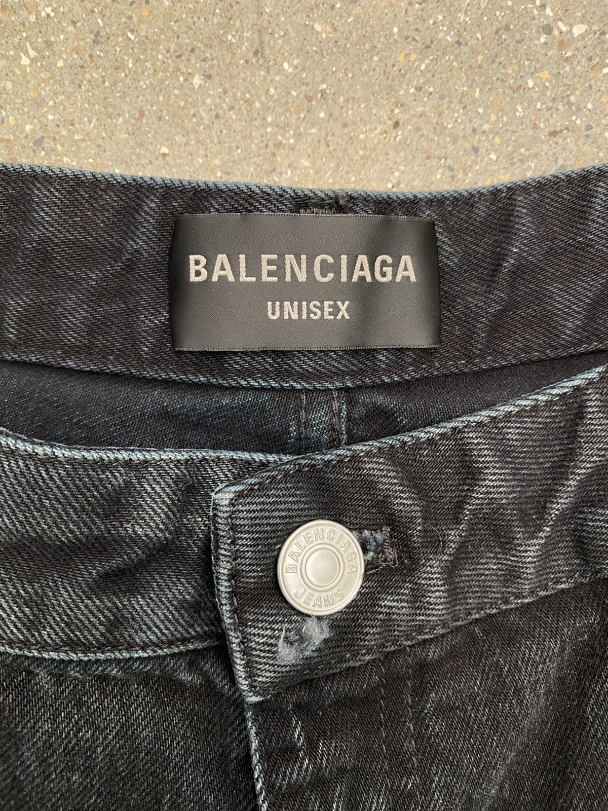Balenciaga Balenciaga Destroyed Ripped Denim | Grailed
