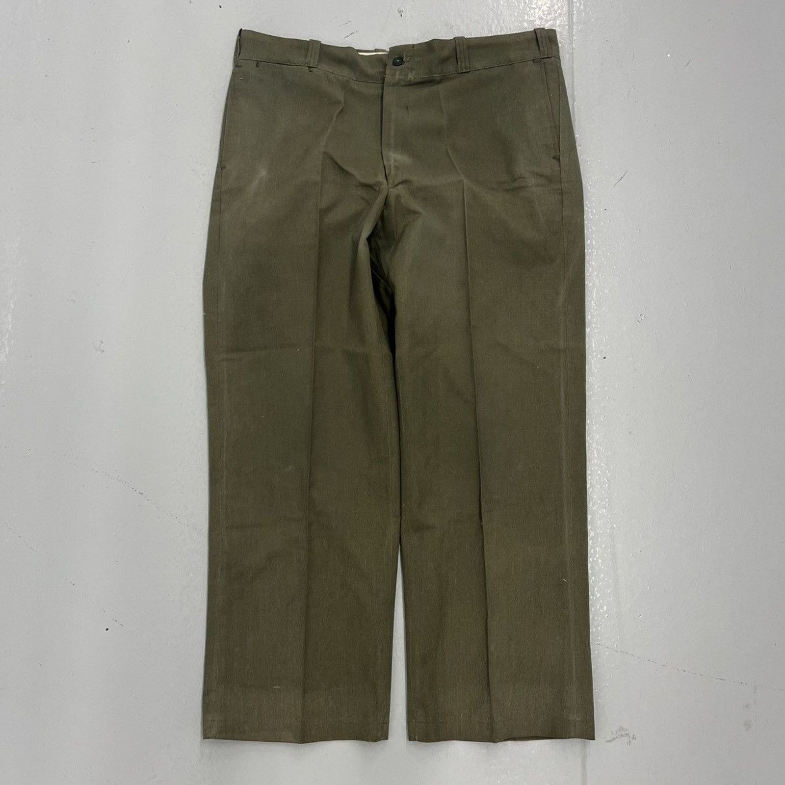 Sears Vintage 60s Sears Green Sanforized Workwear Chinos 36x27 | Grailed