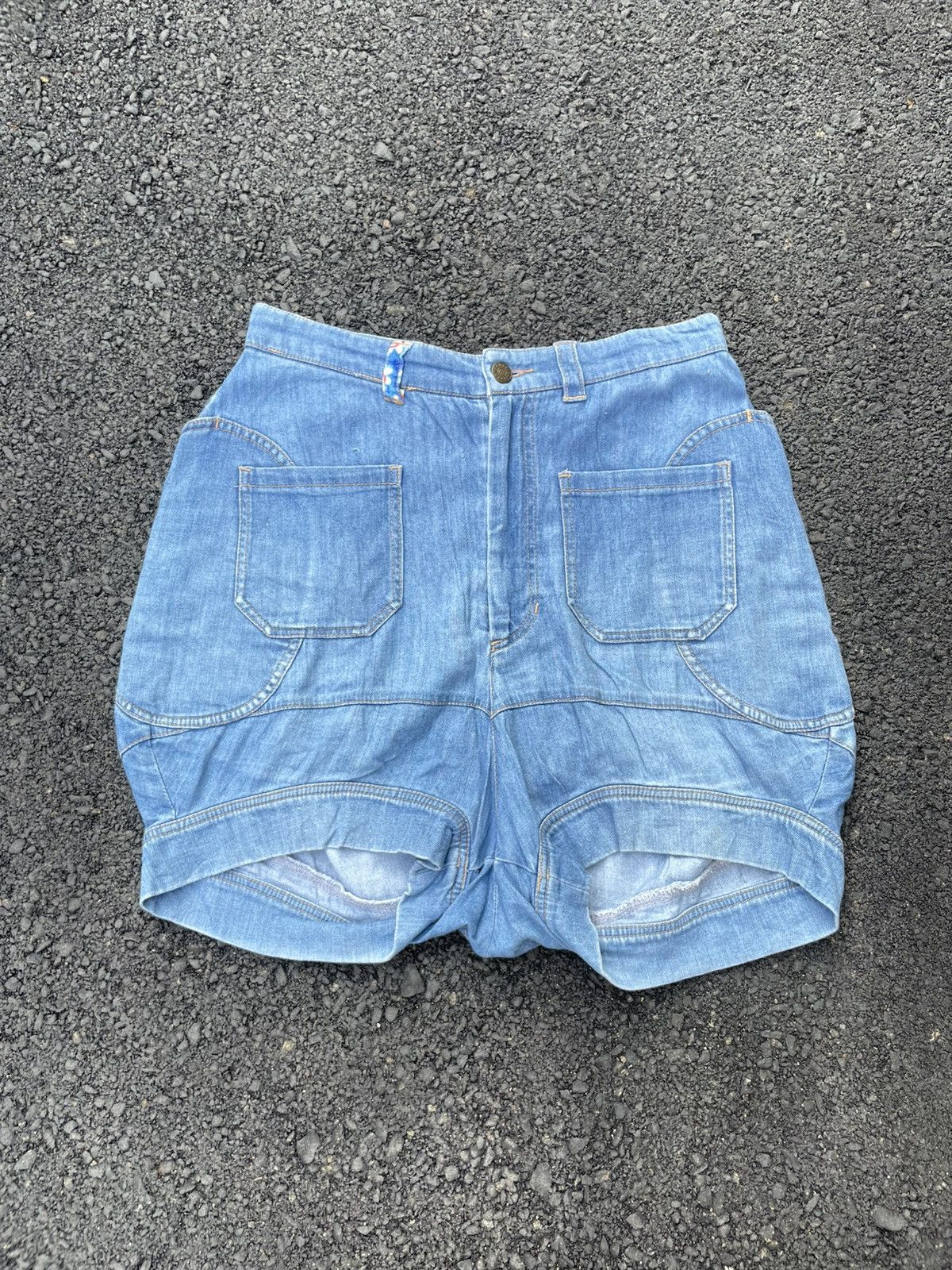 Tsumori Chisato Unique! Tsumori Chisato Short Jeans Balloon Pocket ...