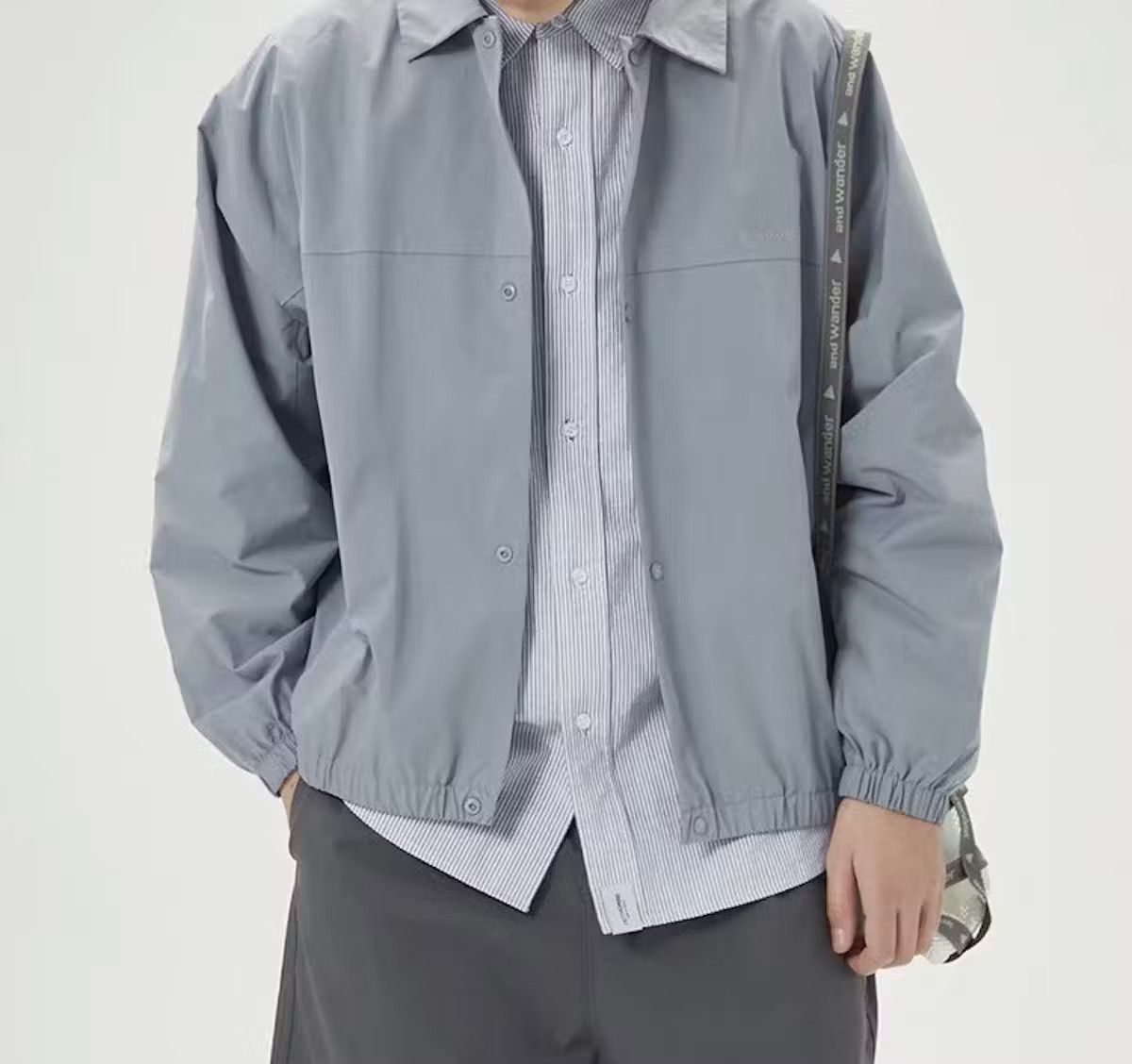 Custom × Japanese Brand 21SS Tokyo Union Light Grey Japanese Coach ...