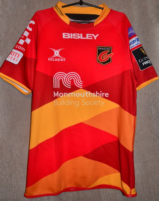 Sportswear Rugby Club Dragons 2017 2018 Away Kit Shirt Jersey Gilbert ...