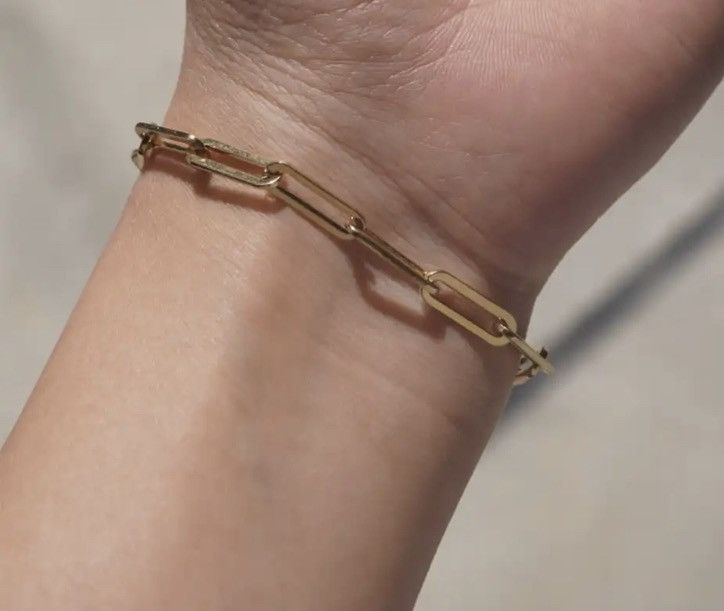 Cuban Link Chain Paper Clip Chain Bravelet | Grailed