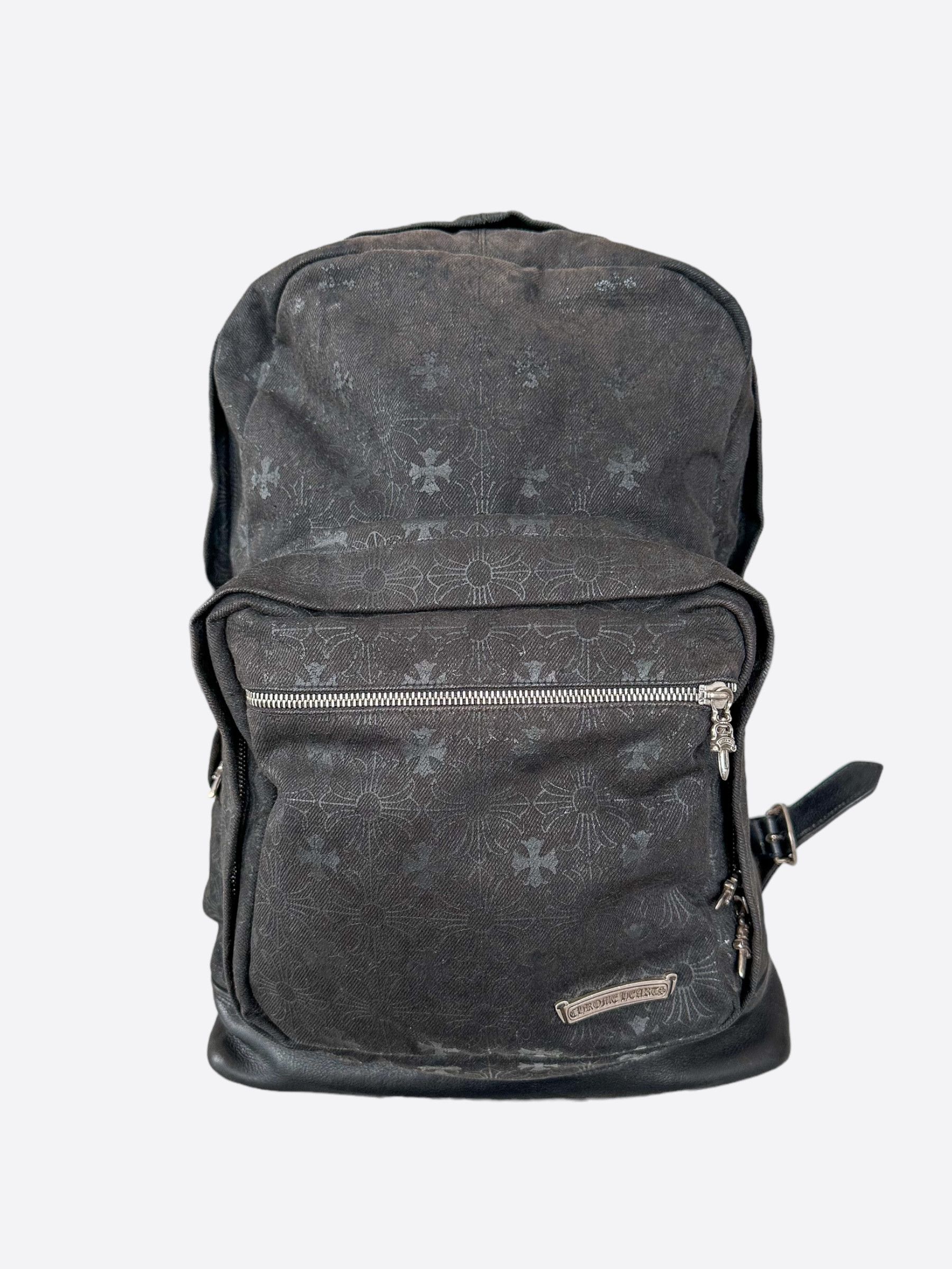 Chrome Hearts Chrome Hearts Black Cross Jacquard Backpack | Grailed