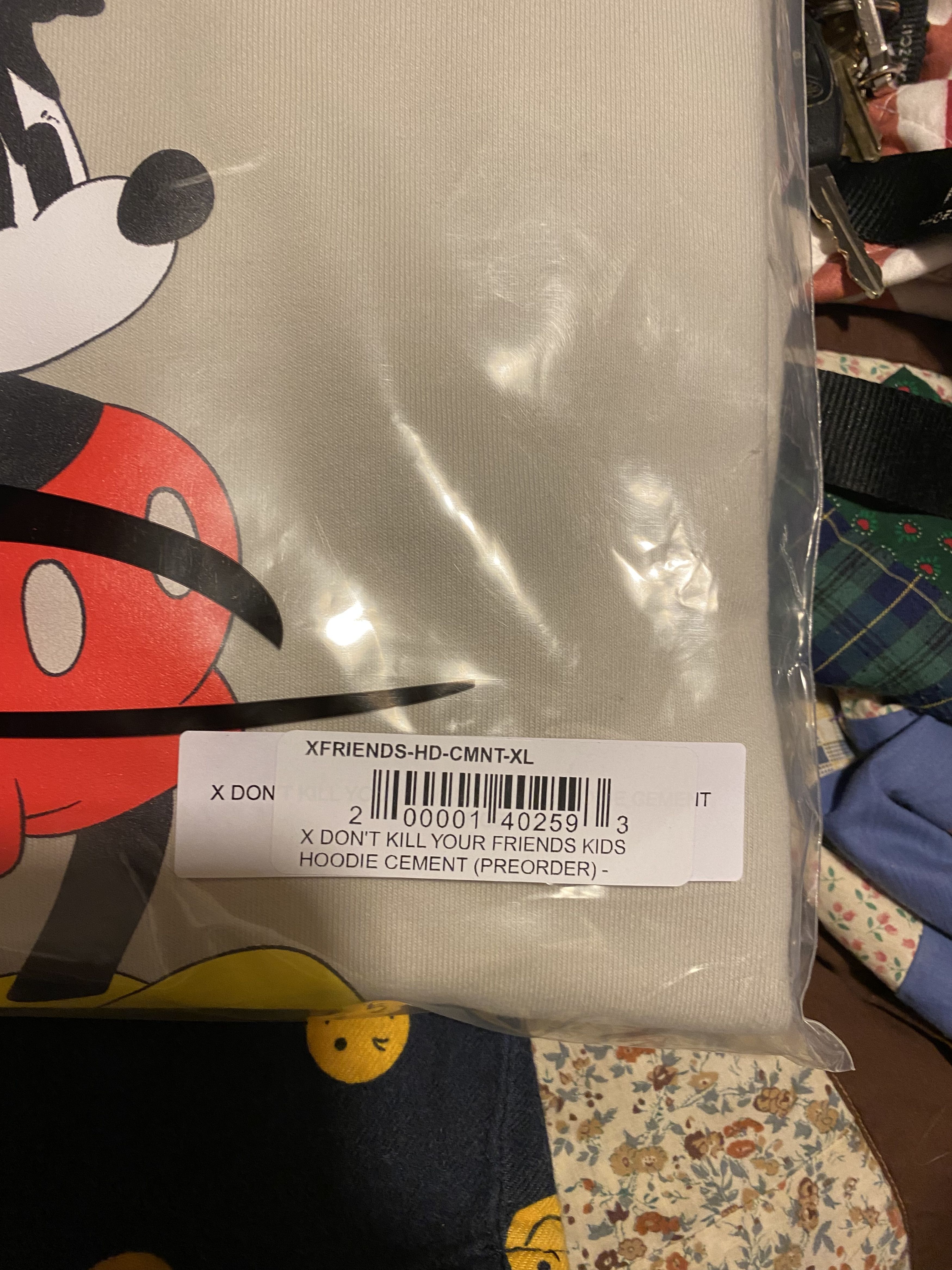 Revenge Revenge Mickey don’t kill your friends kids cement white | Grailed