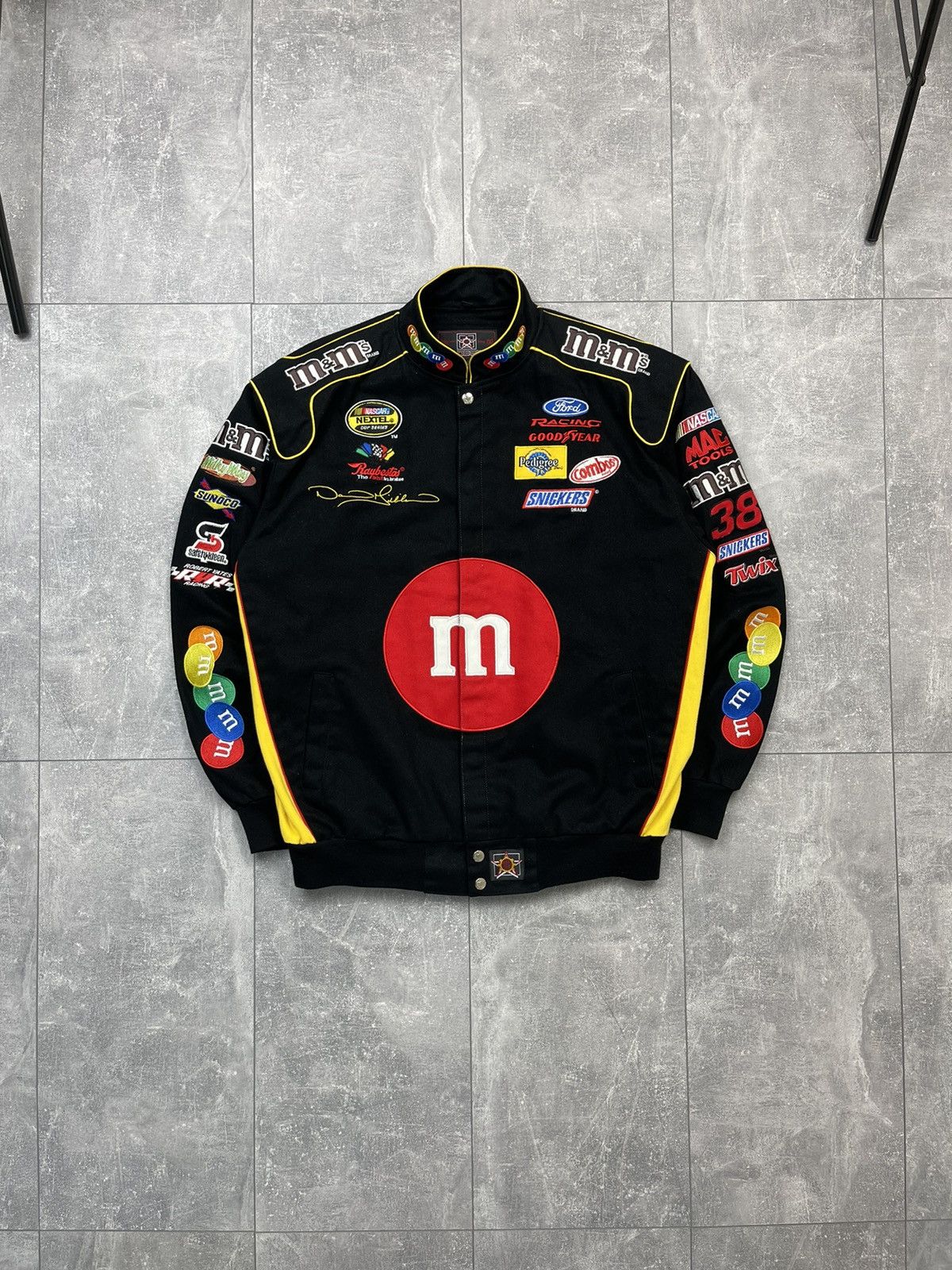 NASCAR Nascar Kyle Busch JH Design Ford Racing M&M Jacket | Grailed
