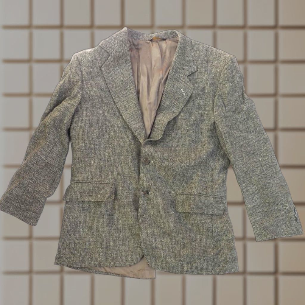Vintage Warren Sewell Suit Mens Blazer Herringbone 100% Wool | Grailed