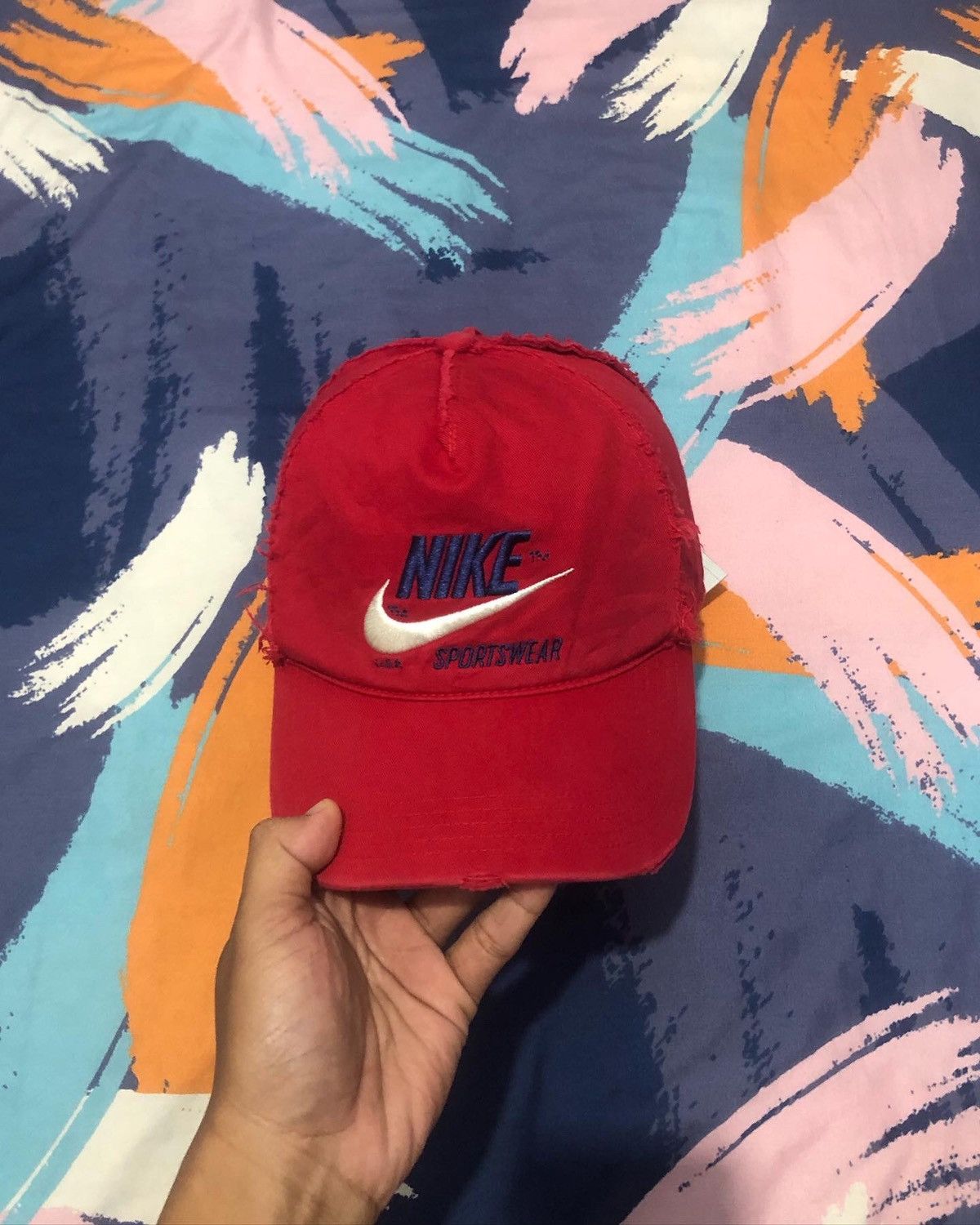 Nike × Nike ACG Nike vintage rare model reverse hat | Grailed