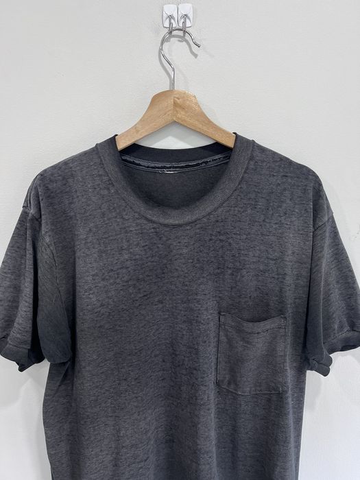 Vintage Vintage 90s Blank Tee Shirt Sun Faded thrashed | Grailed
