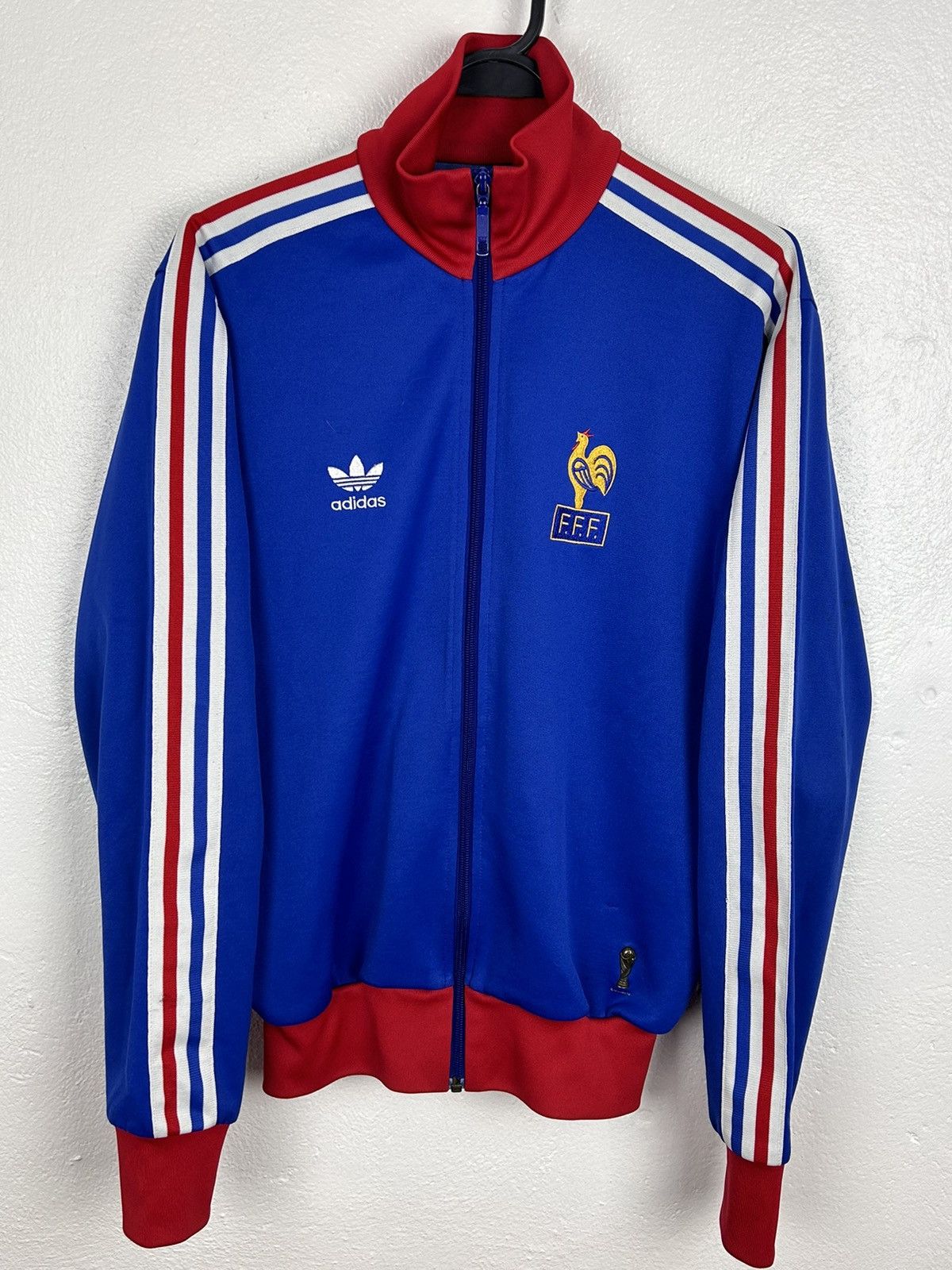 Adidas × Vintage 00s Vintage 1974 World Cup France FFF Tracksuit Jacket ...