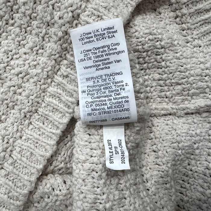 Madewell Madewell Ruffled Crochet Sweater Tank In Marled Vanilla Grailed