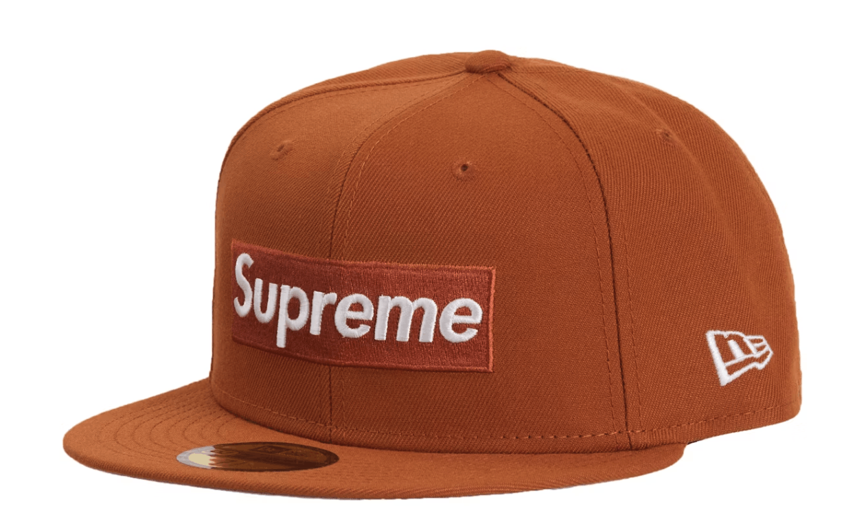 Supreme New Era x MLB Teams Detroit Box Logo 59Fifty Fitted Hat Bur ...