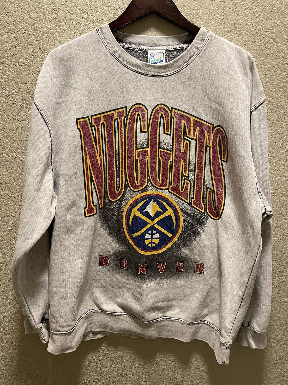 47 Brand × NBA × Vintage Denver Nuggets Smoke Out Throwback Vintage ...