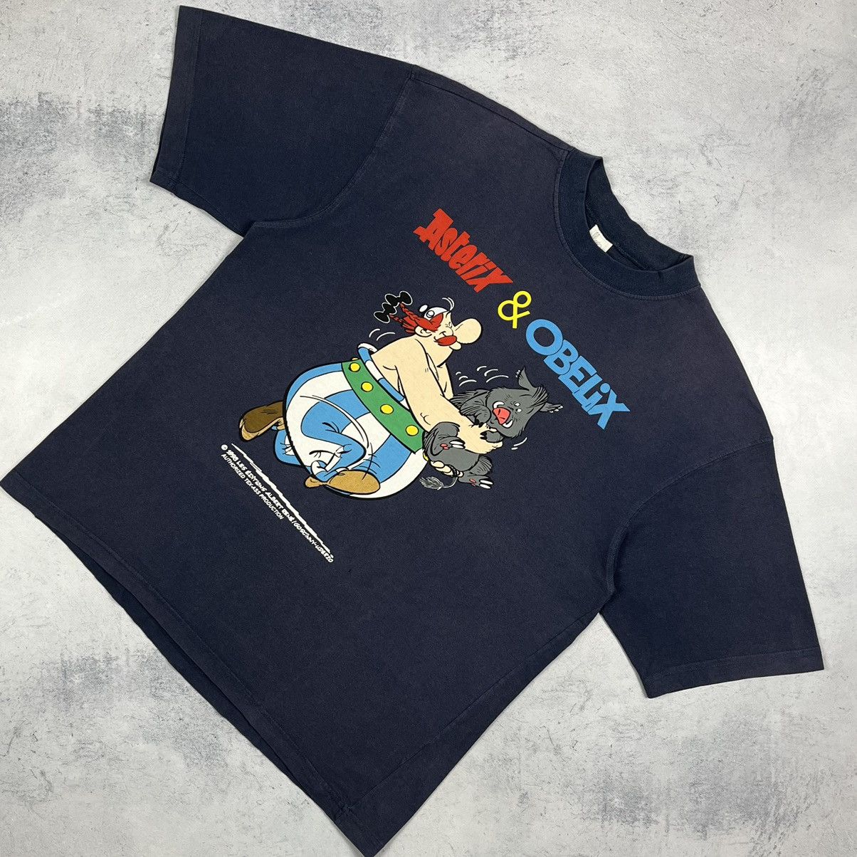 Cartoon Network Vintage Asterix & Obelix cartoon rare tee 1998 | Grailed