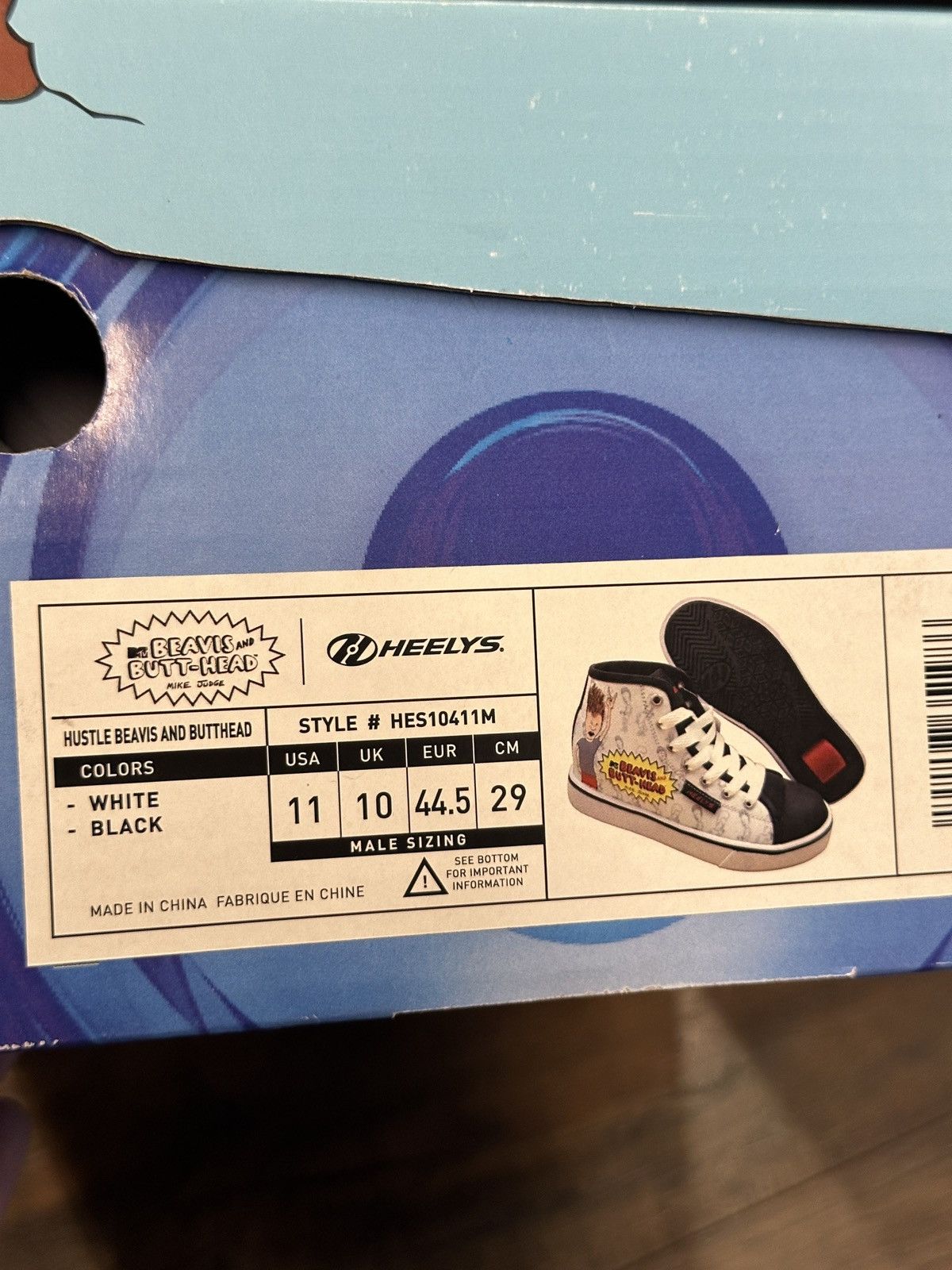 Heelys MTV HUSTLE BEAVIS AND BUTTHEAD [SIZE 11] | Grailed