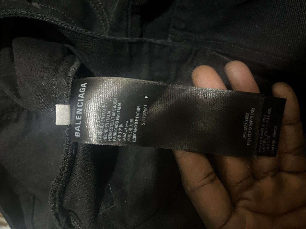 Balenciaga Balenciaga Bootcut Ripped Denim Jeans | Grailed