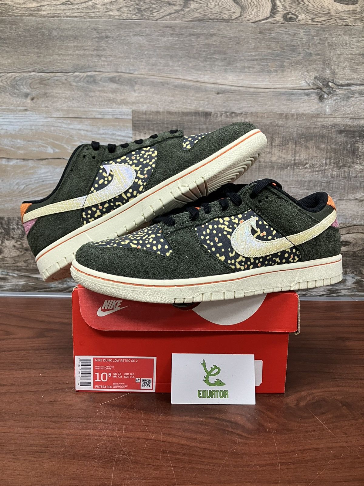 Nike Nike Dunk Low SE Gone Fishing Rainbow Trout Size 10.5 | Grailed
