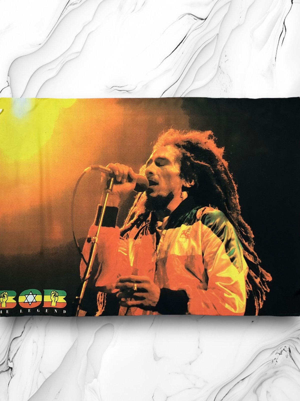 Vintage Vintage Y2K Bob Marley Legend 420 Weed Ganja Marihuana Flag ...