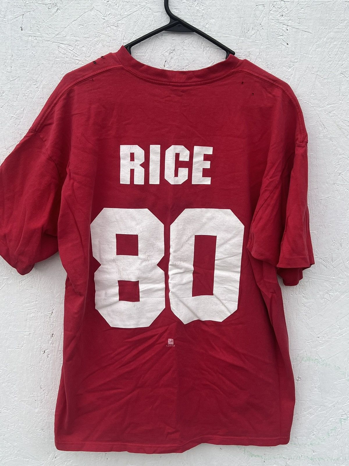 Starter × Vintage Vintage starter 49ers Jerry Rice t shirt | Grailed