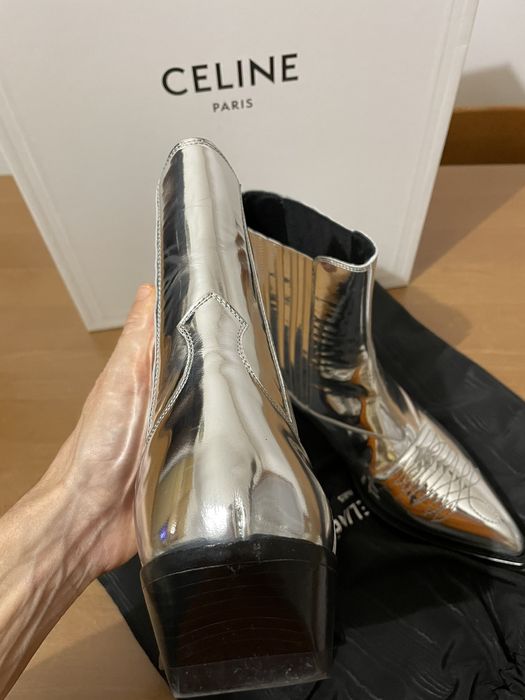 Celine Celine Limited Edition Silver Boots | Grailed
