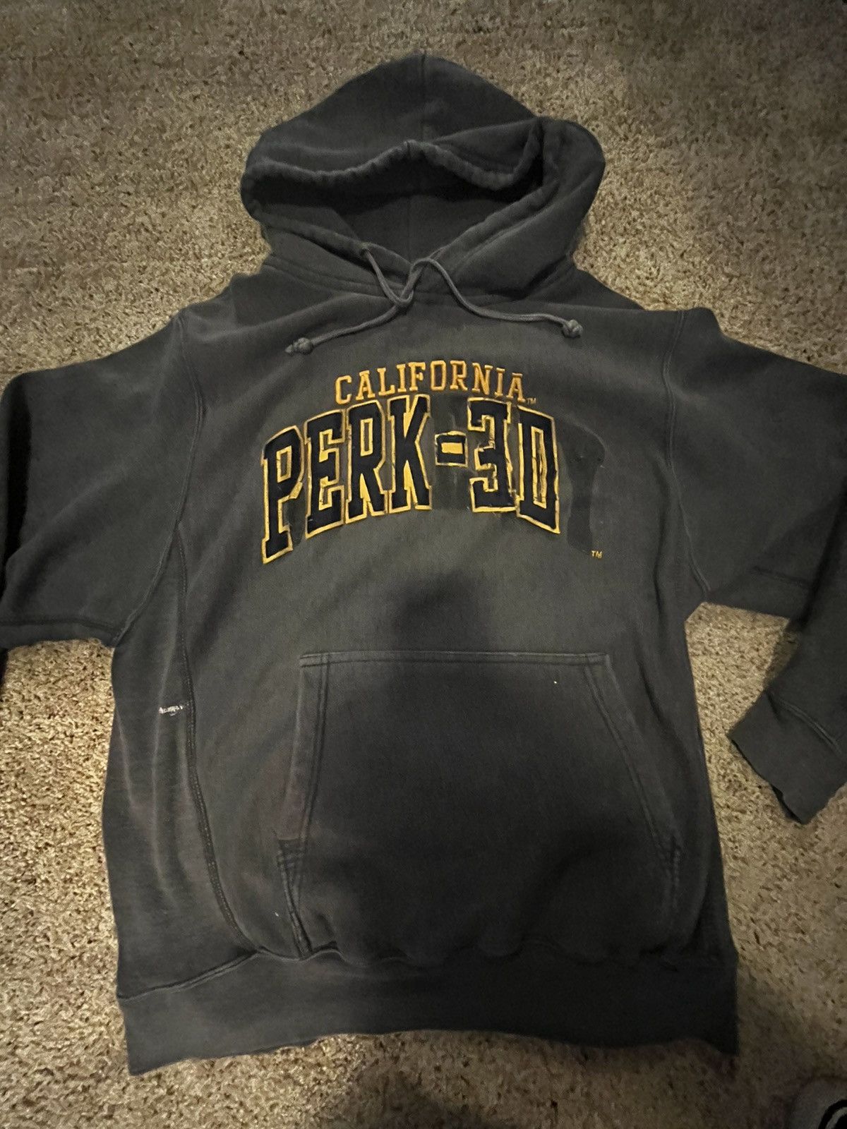 Band Tees × Streetwear × Vintage California Perk-30 Reworked Hoodie ...