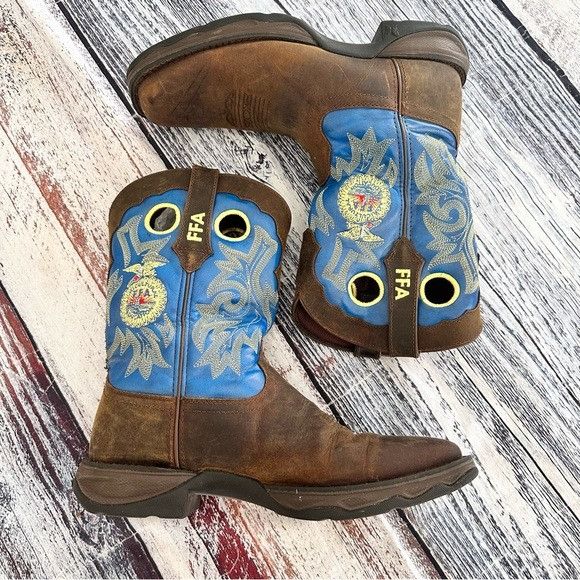 Durango Lady Durango FFA Brown Leather Cowboy Boots | Grailed