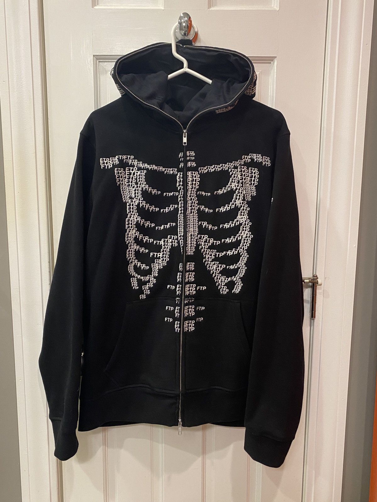 Fuck The Population FTP Skeleton full zip hoodie XL | Grailed
