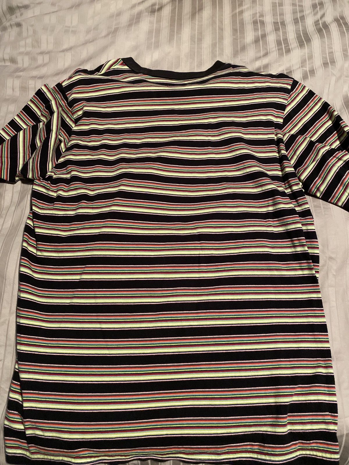 Supreme Rainbow line with reflective supreme logo long sleeve | Grailed