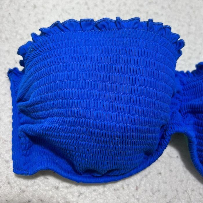 Victoria's Secret Victoria's Secret 36D Smocked Strapless Bikini Top ...