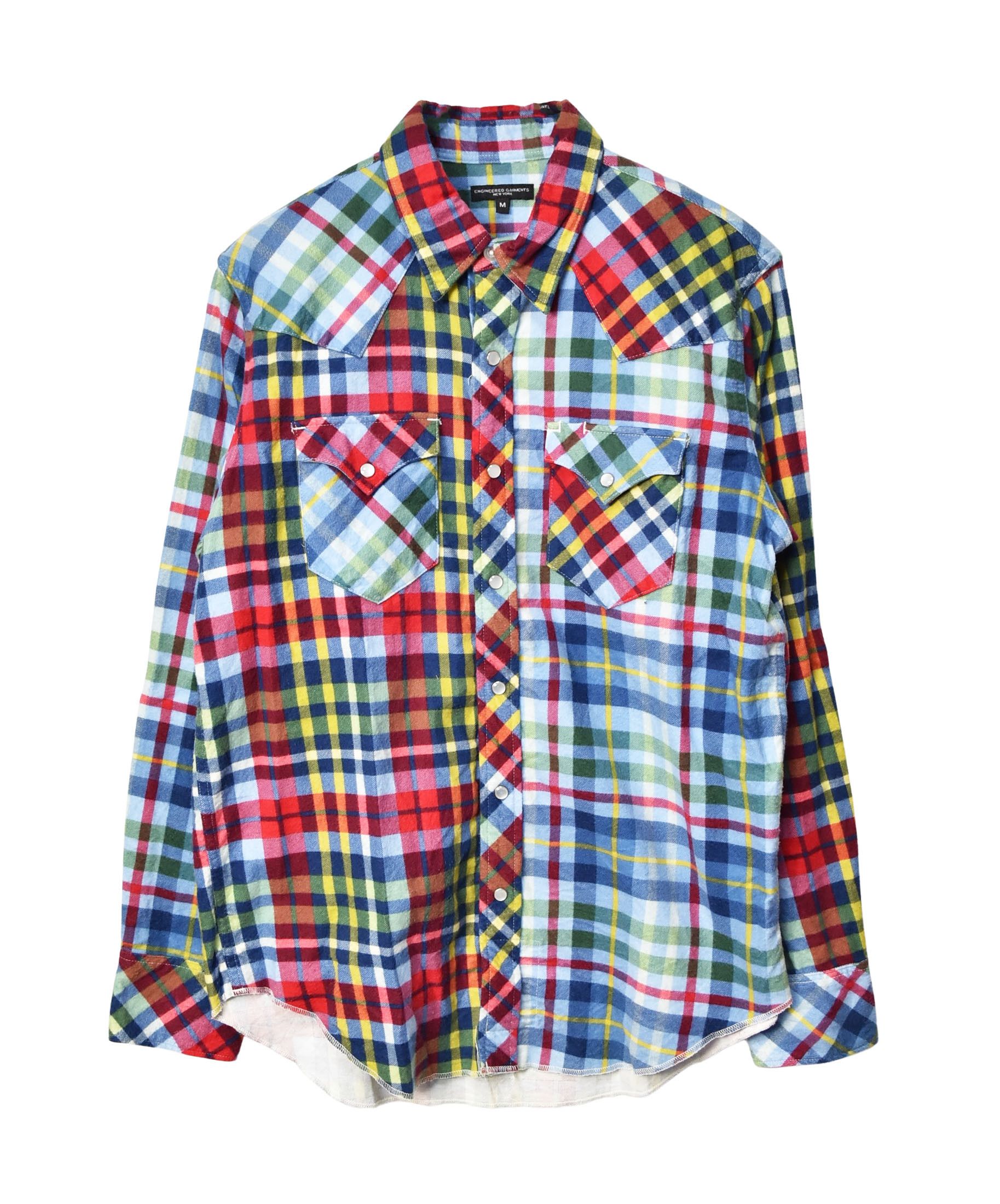 Engineered Garments Engineered Garments/western checker shirt/24755 ...