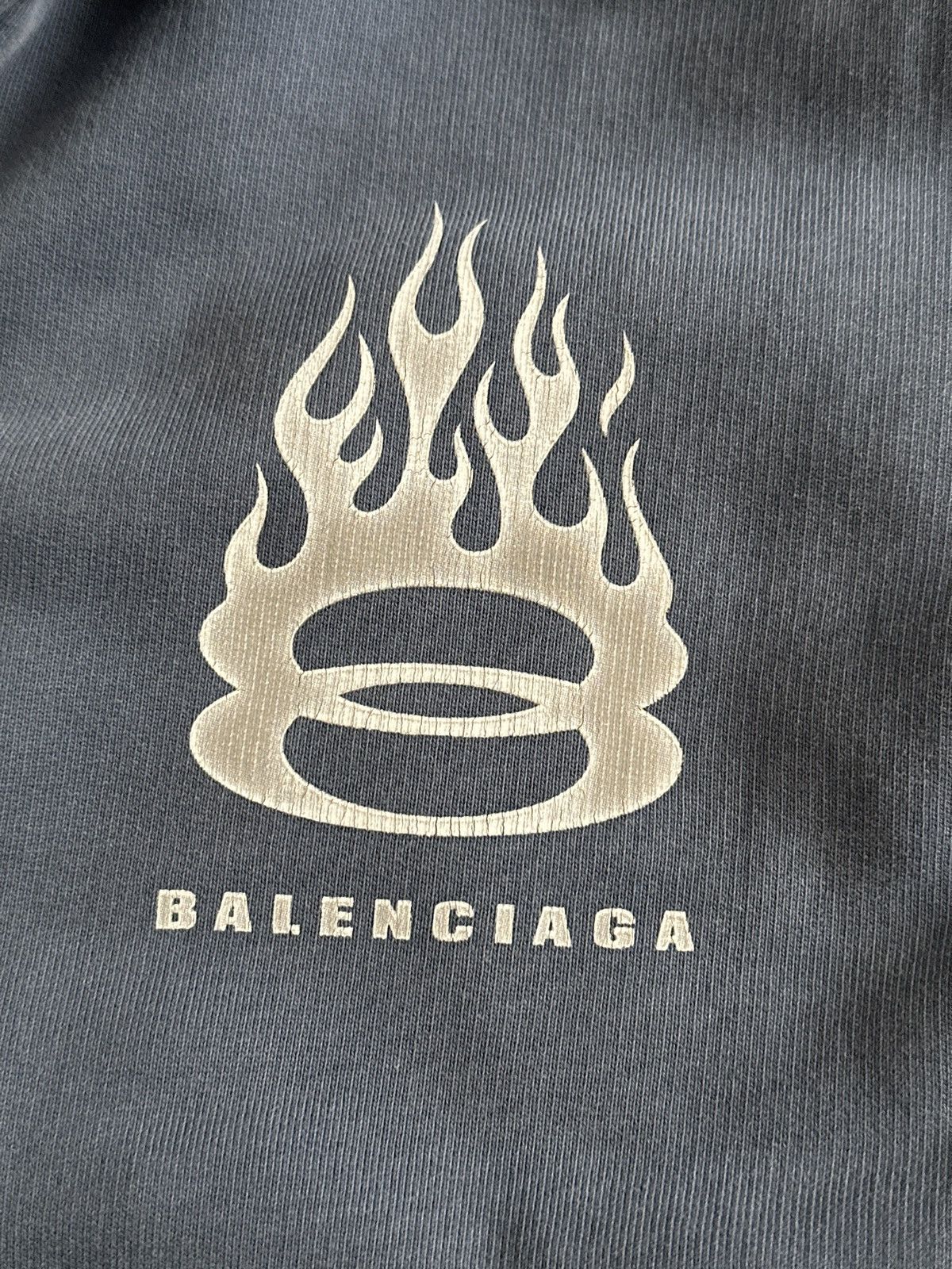 Balenciaga Balenciaga Burning Unity Zip Up | Grailed