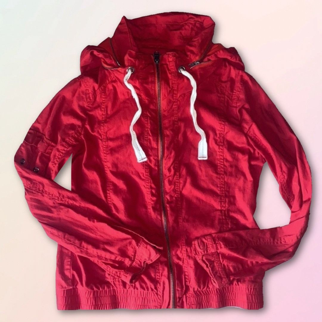 Garage Garage, Cherry Red, Lightweight Cotton Outdoor Jacket | Grailed